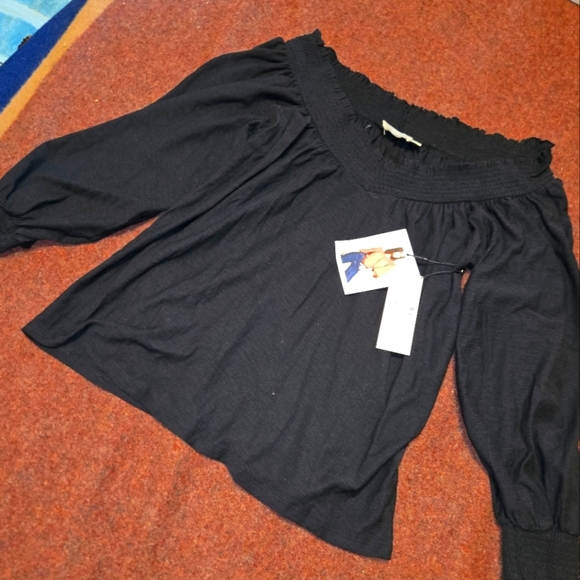 Nation LTD | Tops | New Nation Brand Black Top Size Medium | Poshmark